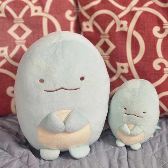 Toys | Kawaii Sumikko Gurashi Plushie Blue Dino Tokage Round 1 Round ...